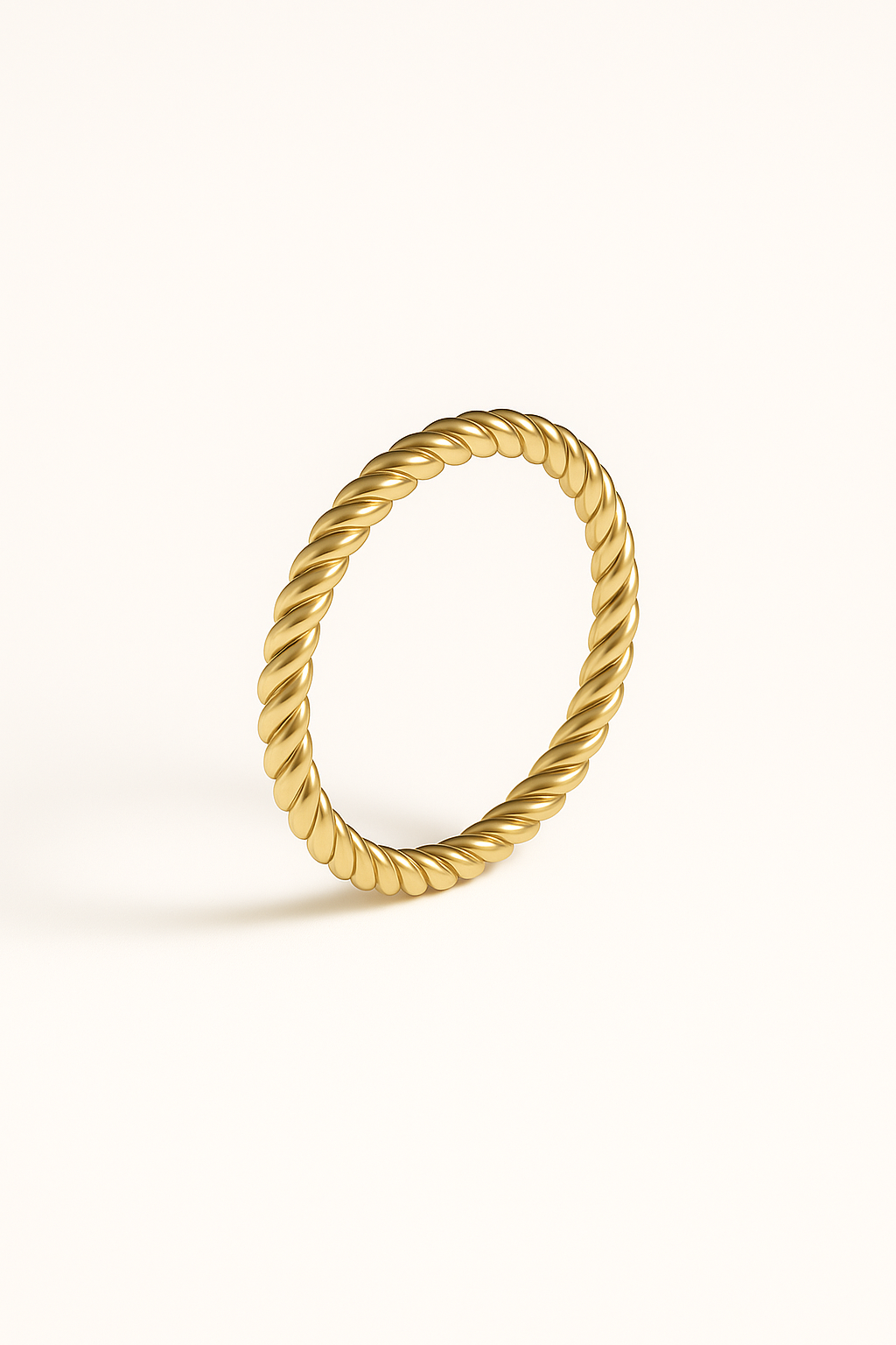Twisted Rope Ring – Maison Karat